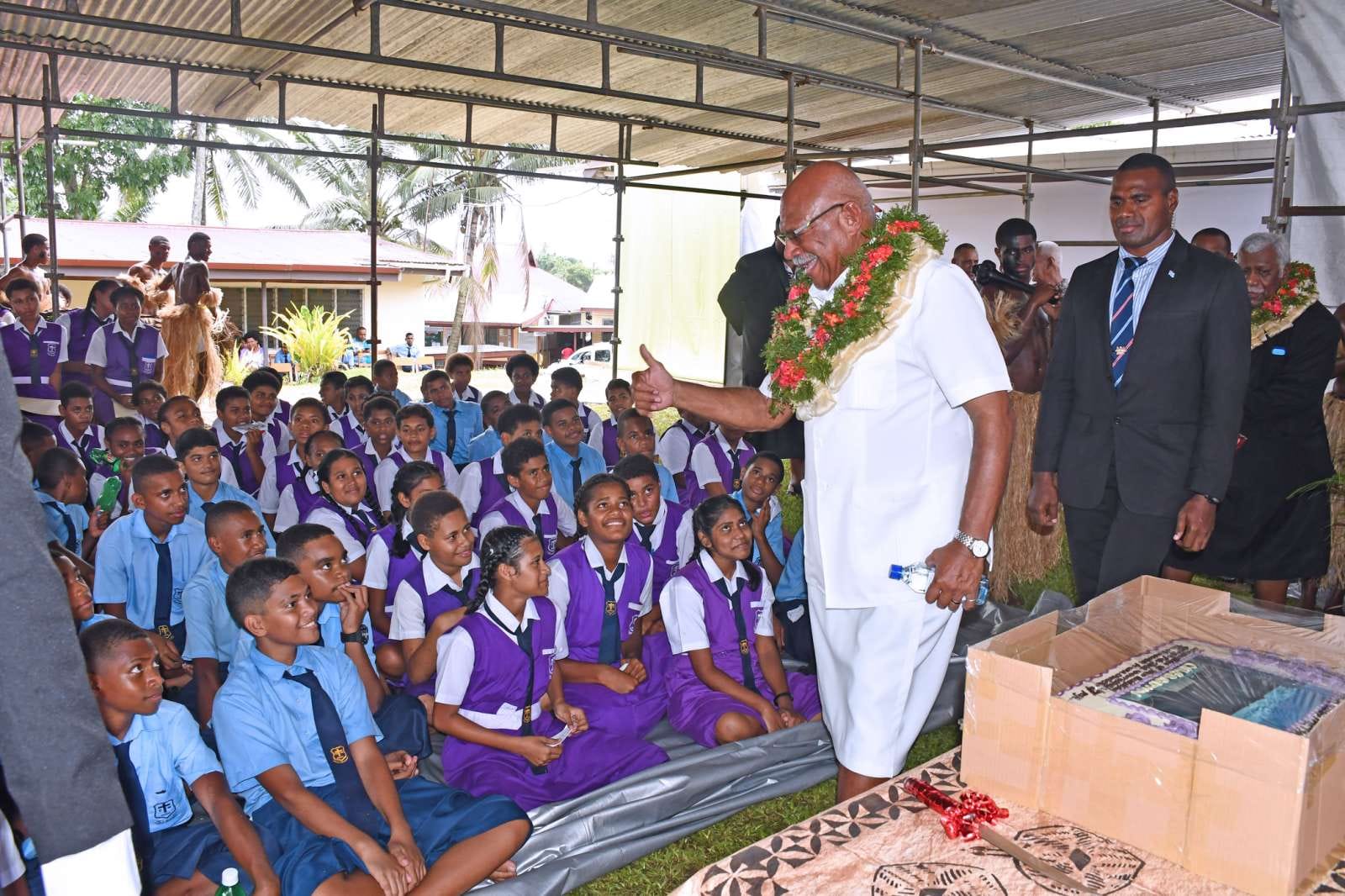 PRIME MINISTER RABUKA COMMISSIONS NEW SCHOOL BLOCK FOR DILKUSHA HIGH ...