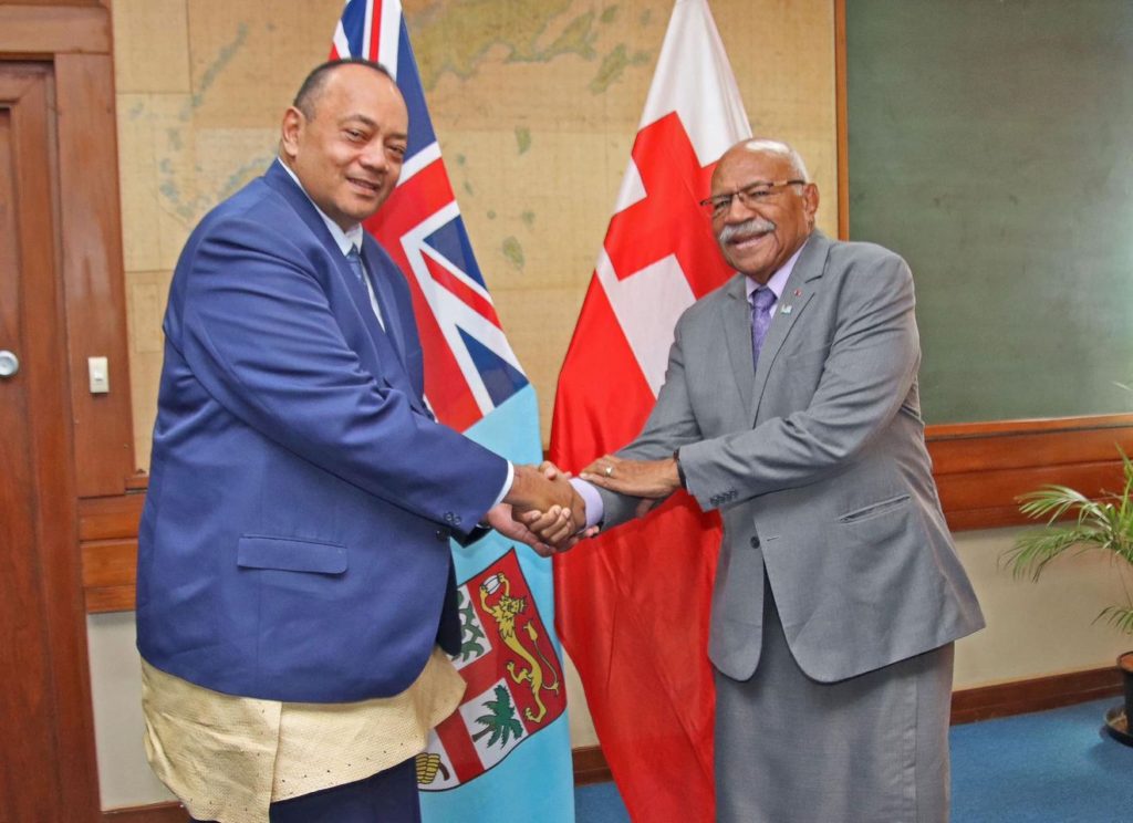 PRIME MINISTER RABUKA MEETS WITH THE TONGAN COUNTERPART: FIJI-TONGA ...