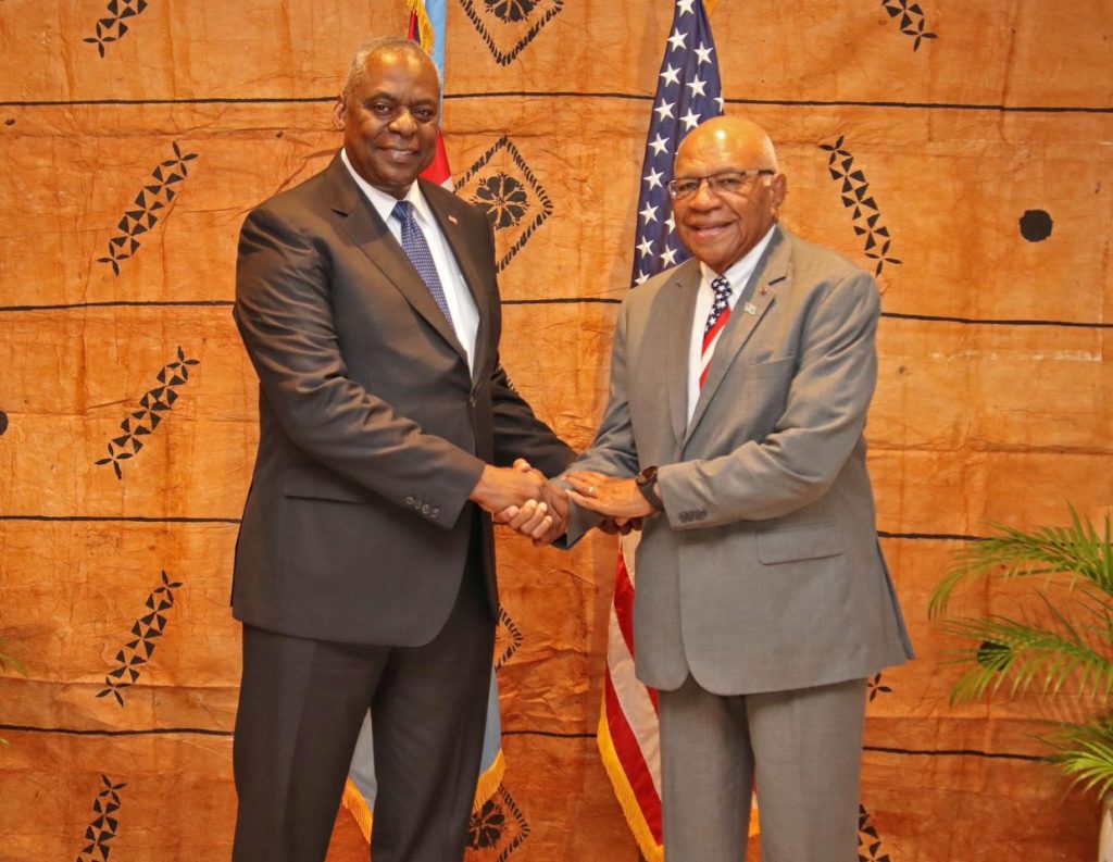 PM RABUKA MEETS WITH U.S. SECRETARY OF DEFENSE LLOYD. J. AUSTIN III ...