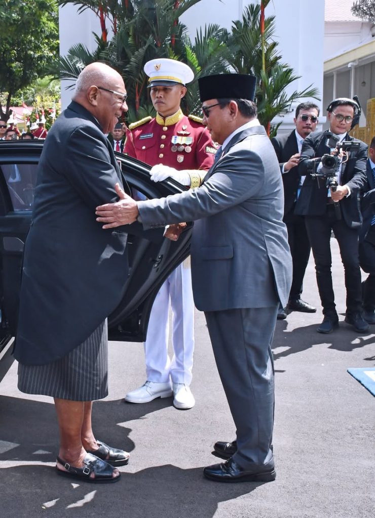 PM RABUKA ACCORDED THE HIGHEST CEREMONIAL HONOUR IN HISTORIC WELCOME BY THE PRESIDENT OF ...
