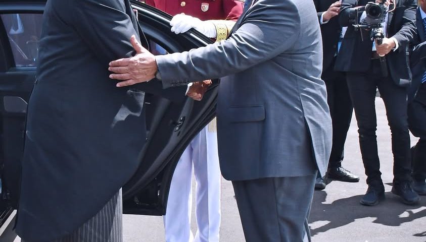 PM RABUKA ACCORDED THE HIGHEST CEREMONIAL HONOUR IN HISTORIC WELCOME BY THE PRESIDENT OF ...